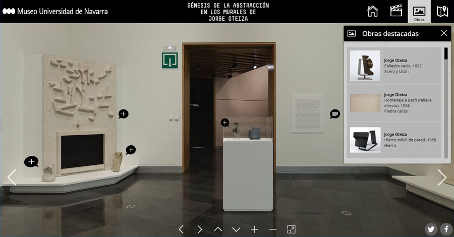 Virtual visit exhibition "Genesis of abstraction in the murals of Jorge ...